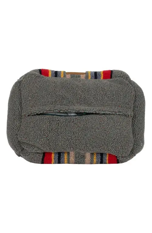 Pendleton Vintage Camp Fleece Kuddler Pet Bed - Green Heather