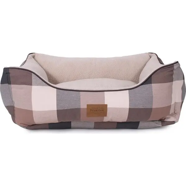 Pendleton Kuddler Dog Bed - Block Plaid