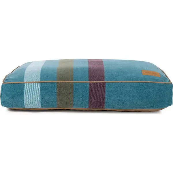 Pendleton Fleece Napper Pet Bed - Cabin Stripe Shale