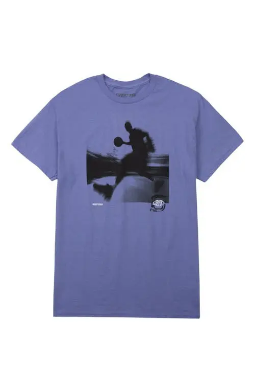 OVERTIME Motion Blur Cotton Graphic T-shirt