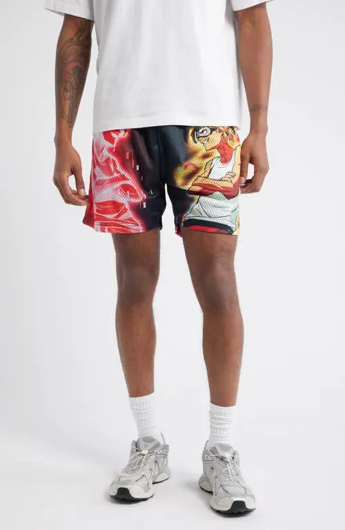 OVERTIME Anime Rival Mesh Basketball Shorts