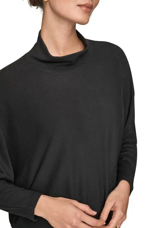 Donna Karan New York Mock Neck Dolman Sleeve Top