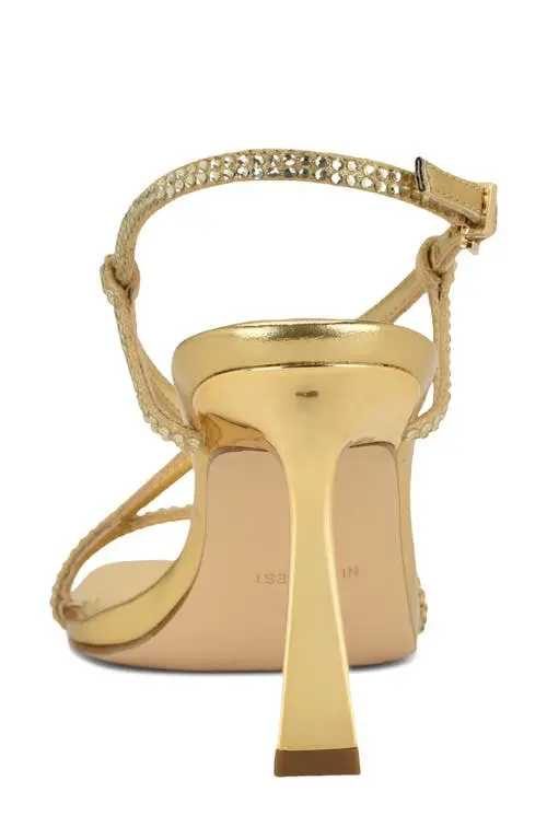 Nine West Vallanh Slingback Sandal - Gold