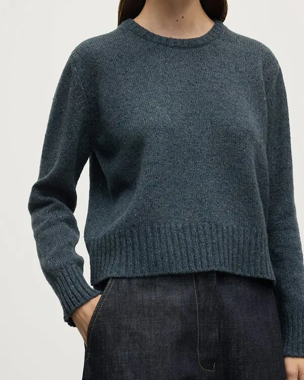 Johnstons Of Elgin Donegal Cashmere Jumper - Blue