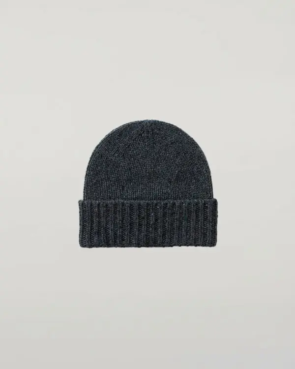 Johnstons Of Elgin Donegal Cashmere Beanie - Grey