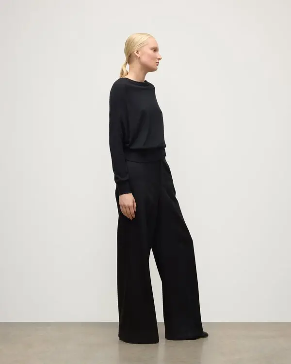 Johnstons Of Elgin Finola Superfine Cashmere Jumper - Black