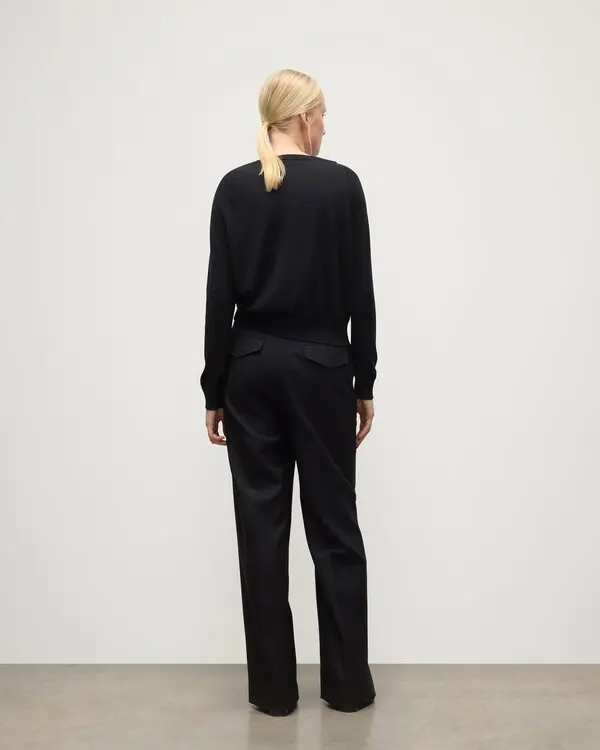 Johnstons Of Elgin Finola Superfine Cashmere Jumper - Black