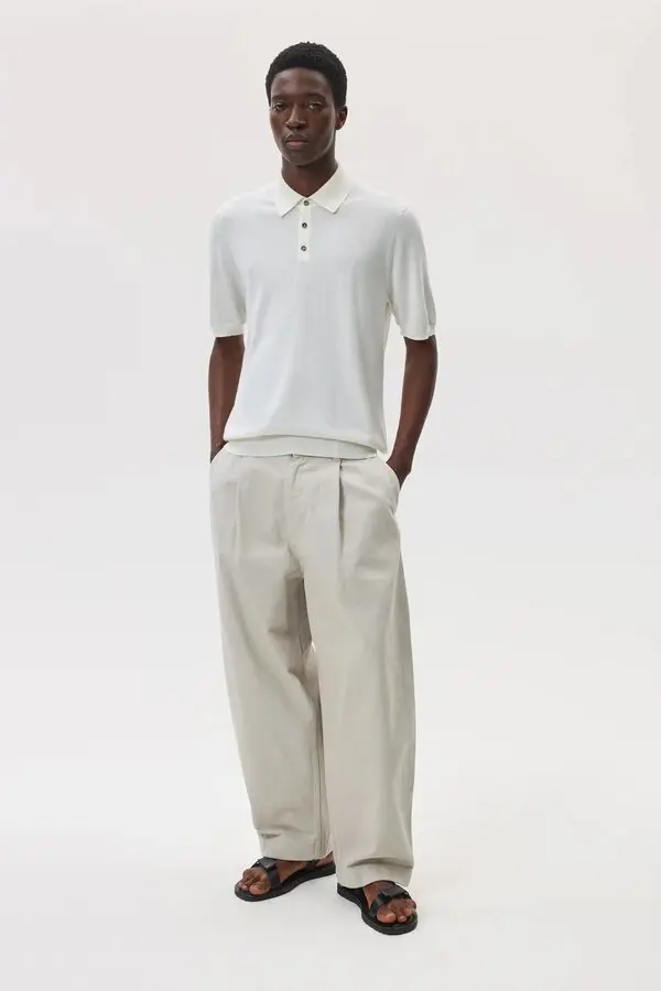 Johnstons Of Elgin Superfine Merino Polo Shirt