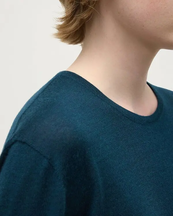 Johnstons Of Elgin Superfine Cashmere Jumper - Green