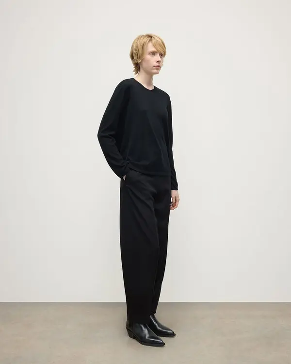 Johnstons Of Elgin Superfine Cashmere Jumper - Black