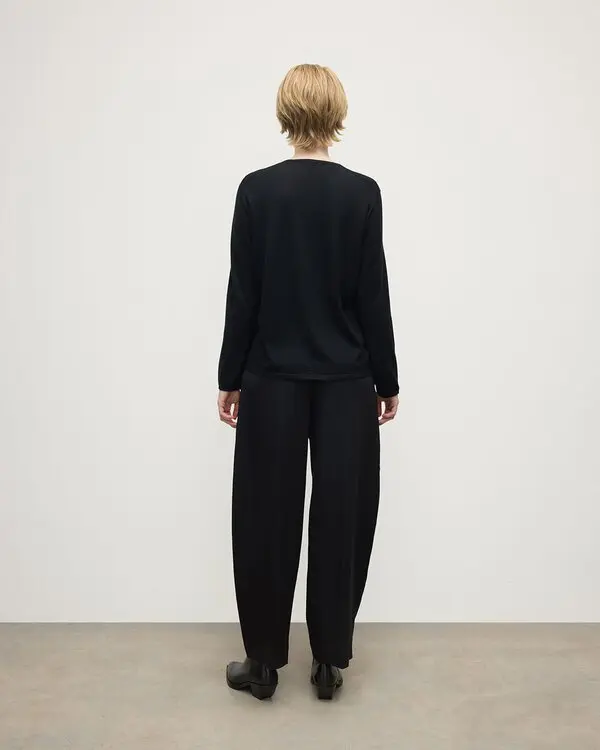 Johnstons Of Elgin Superfine Cashmere Jumper - Black