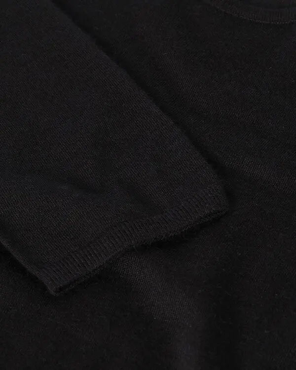 Johnstons Of Elgin Superfine Cashmere Jumper - Black
