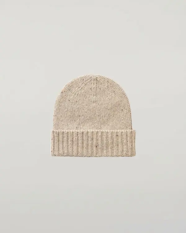 Johnstons Of Elgin Donegal Cashmere Beanie - Natural
