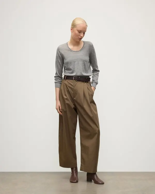 Johnstons Of Elgin Ella Superfine Cashmere Jumper - Grey