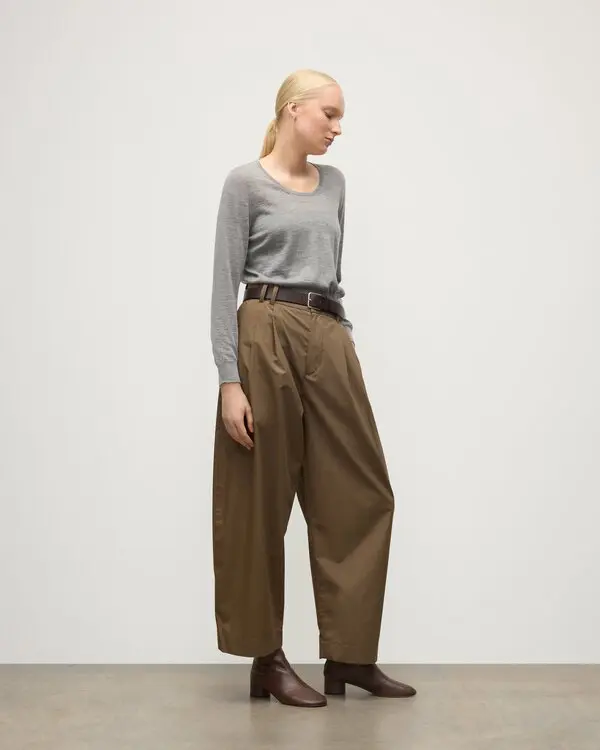 Johnstons Of Elgin Ella Superfine Cashmere Jumper - Grey
