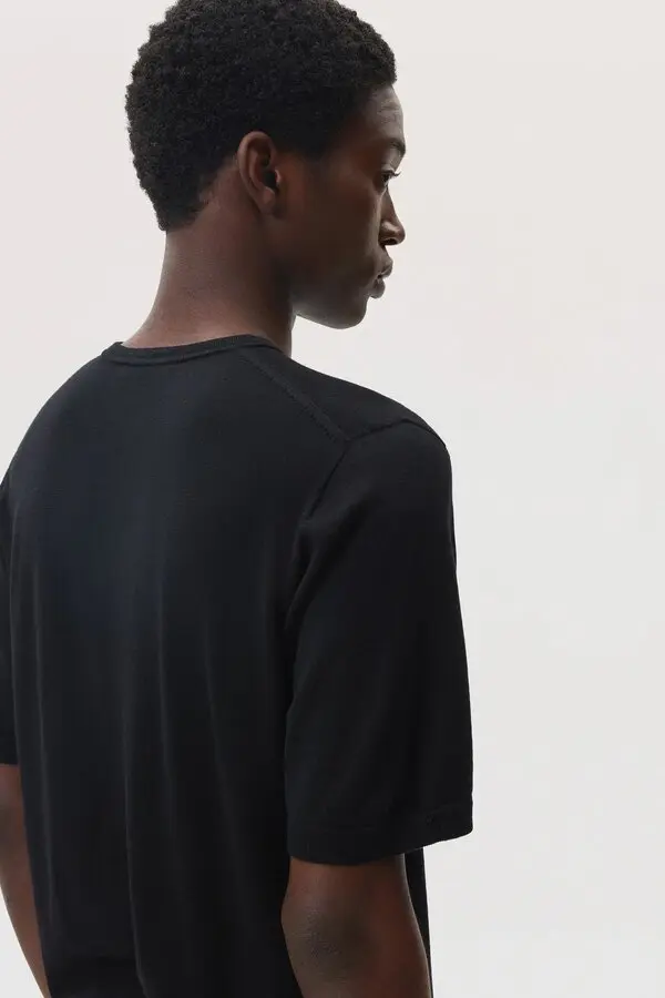 Johnstons Of Elgin Superfine Merino Back T-shirt
