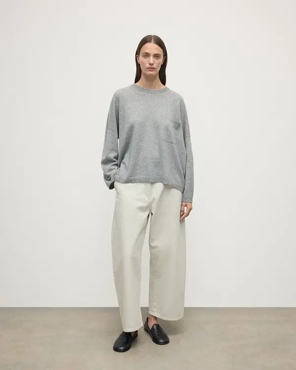 Johnstons Of Elgin Cashmere Jumper - Grey