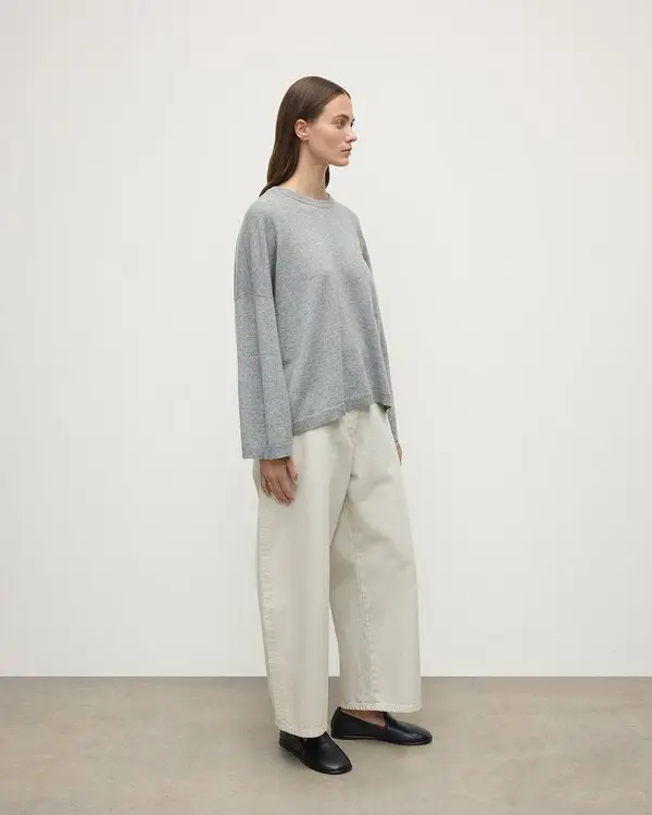 Johnstons Of Elgin Cashmere Jumper - Grey
