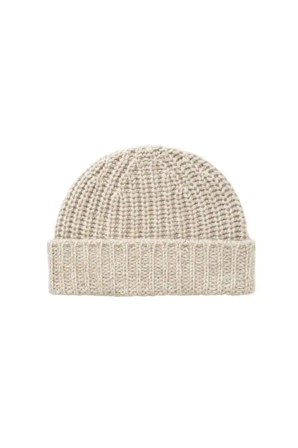 Johnstons Of Elgin Cashmere Beanie - Natural