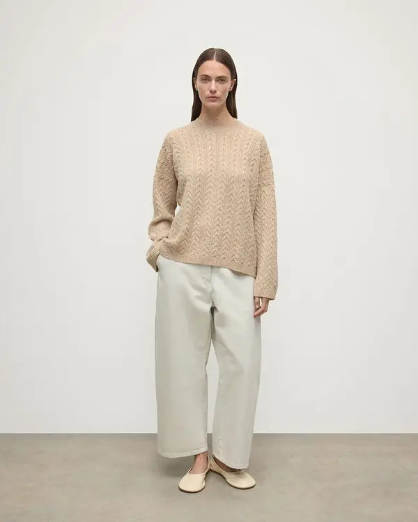 Johnstons Of Elgin Cable Knit Cashmere Jumper