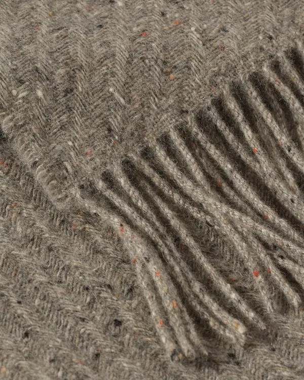 Johnstons Of Elgin Lofty Twill Cashmere Throw In Peregrine