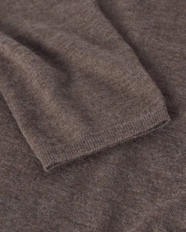 Johnstons Of Elgin Superfine Cashmere Jumper - Brown