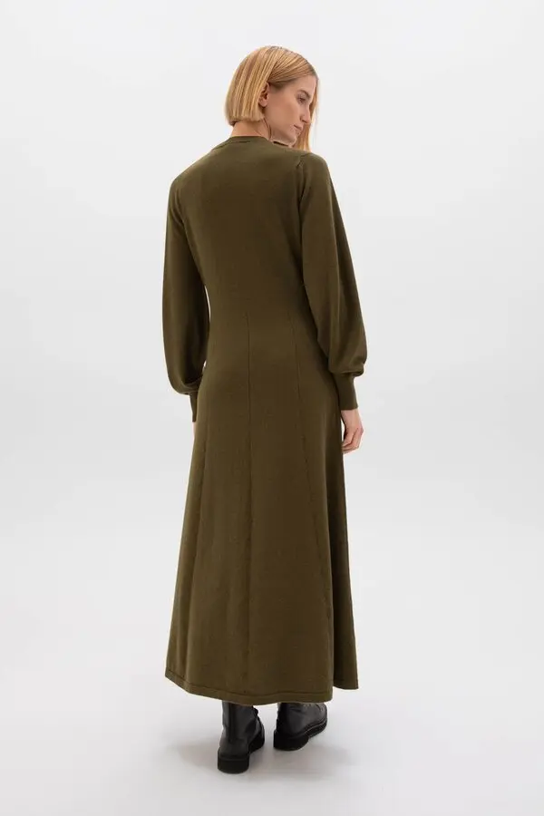 slim fit dress slacks Cashmere Fit & Flare Dress – Elie Tahari main image 1