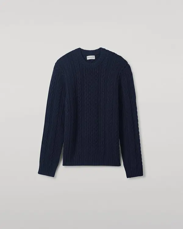 Johnstons Of Elgin Aran Cable Cashmere Jumper
