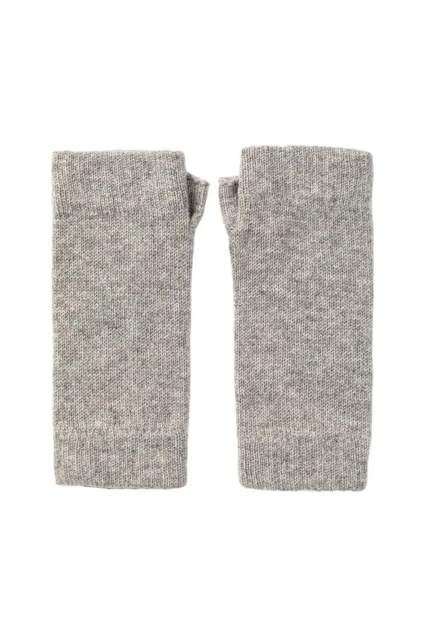 Johnstons Of Elgin Cashmere Wrist Warmers - Grey