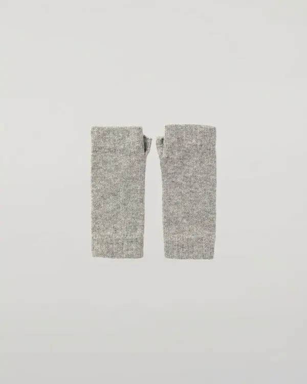 Johnstons Of Elgin Cashmere Wrist Warmers - Grey