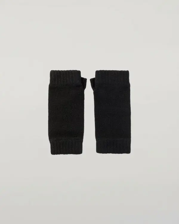 Johnstons Of Elgin Cashmere Wrist Warmers - Black