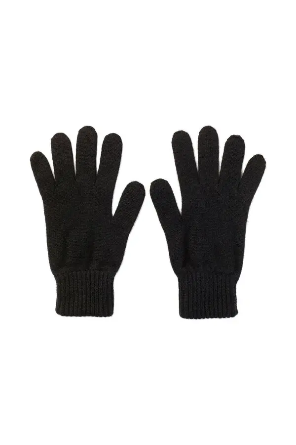 Johnstons Of Elgin Cashmere Gloves - Black