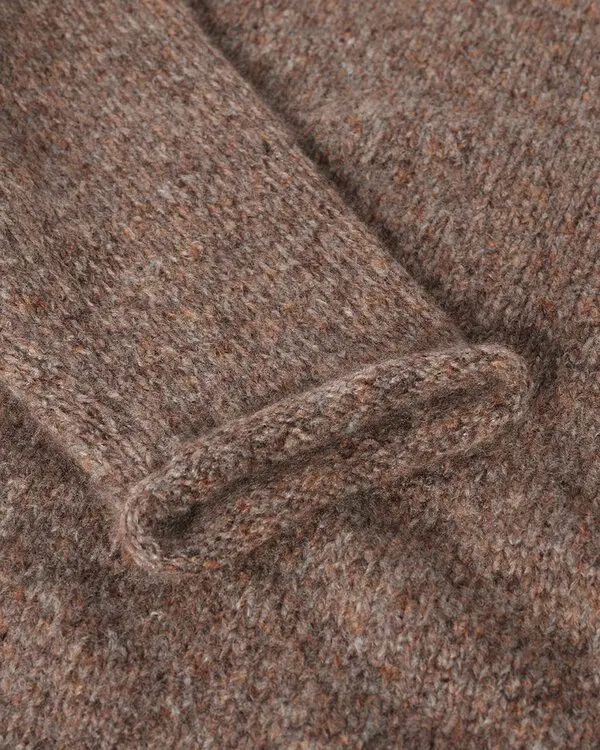Johnstons Of Elgin Brushed Cashmere-silk Bouclé Jumper - Red