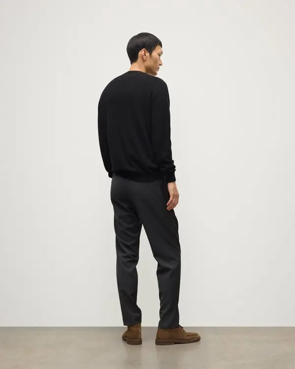 Johnstons Of Elgin Argyll Cashmere Jumper - Black