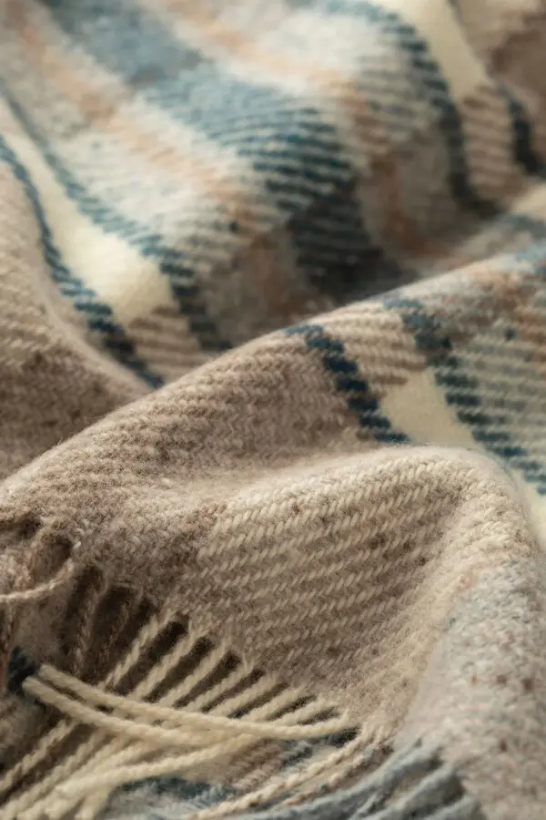 Johnstons Of Elgin Donegal Check Bed Throw