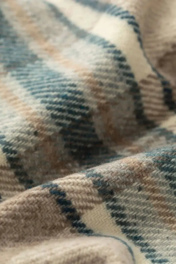 Johnstons Of Elgin Donegal Check Bed Throw