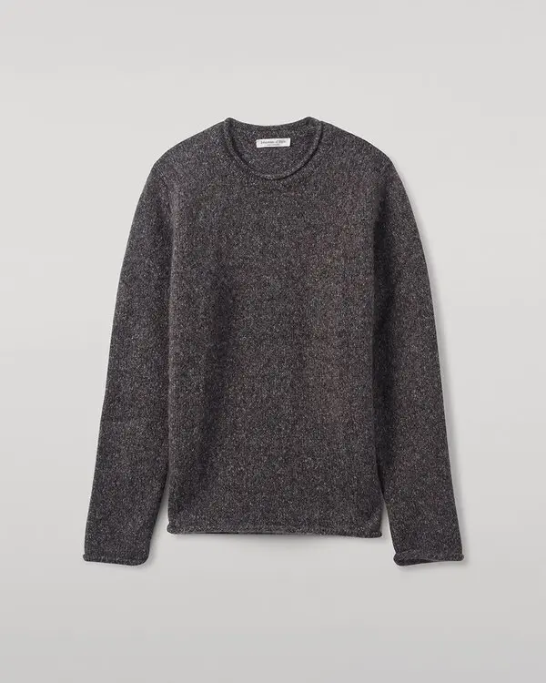Johnstons Of Elgin Brushed Cashmere Silk Jumper - Grey