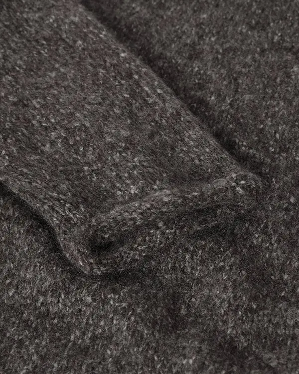 Johnstons Of Elgin Brushed Cashmere Silk Jumper - Grey