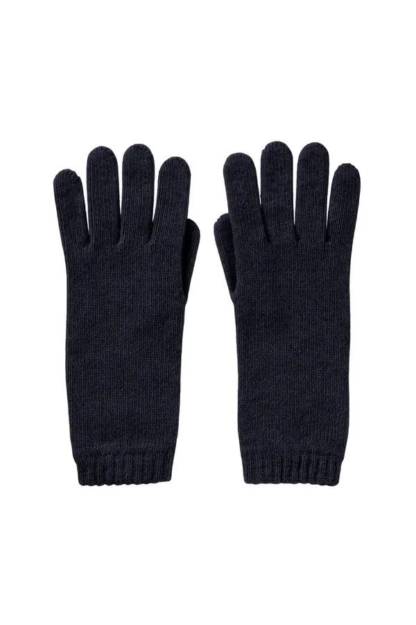 Johnstons Of Elgin Cashmere Gloves - Navy