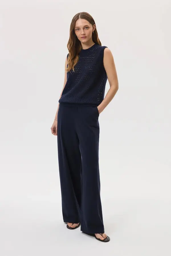 Johnstons Of Elgin High-rise Cashmere Culottes