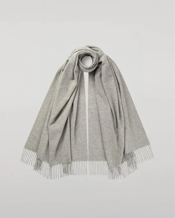 Johnstons Of Elgin Light Cashmere Stole - Grey