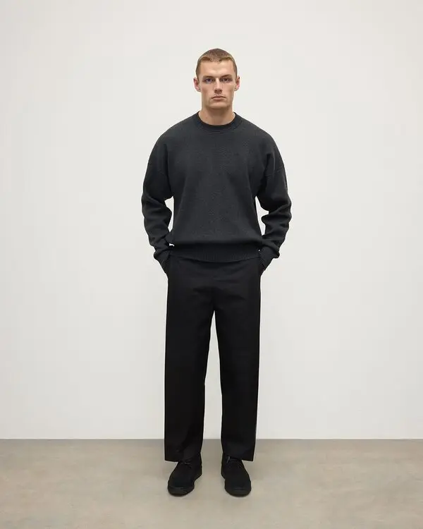 Johnstons Of Elgin Relaxed Milano Cashmere Jumper - Grey