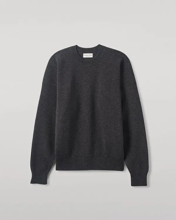 Johnstons Of Elgin Relaxed Milano Cashmere Jumper - Grey