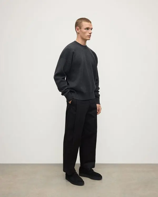 Johnstons Of Elgin Relaxed Milano Cashmere Jumper - Grey