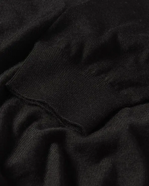 Johnstons Of Elgin V-neck Cashmere Jumper - Black