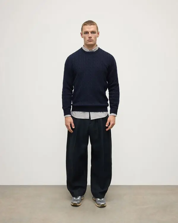 Johnstons Of Elgin Cable Knit Cashmere Jumper