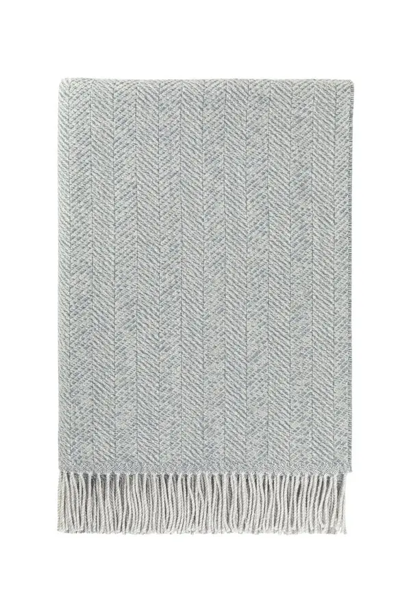 Johnstons Of Elgin Texture Herringbone Merino Throw