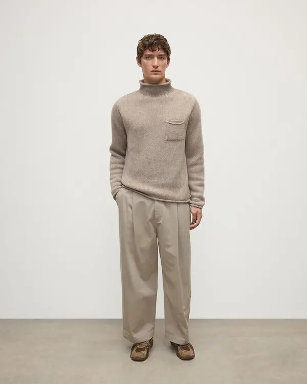 Johnstons Of Elgin Cashmere Turtleneck Jumper - Brown