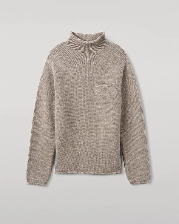 Johnstons Of Elgin Cashmere Turtleneck Jumper - Brown