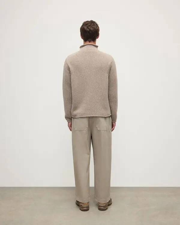 Johnstons Of Elgin Cashmere Turtleneck Jumper - Brown